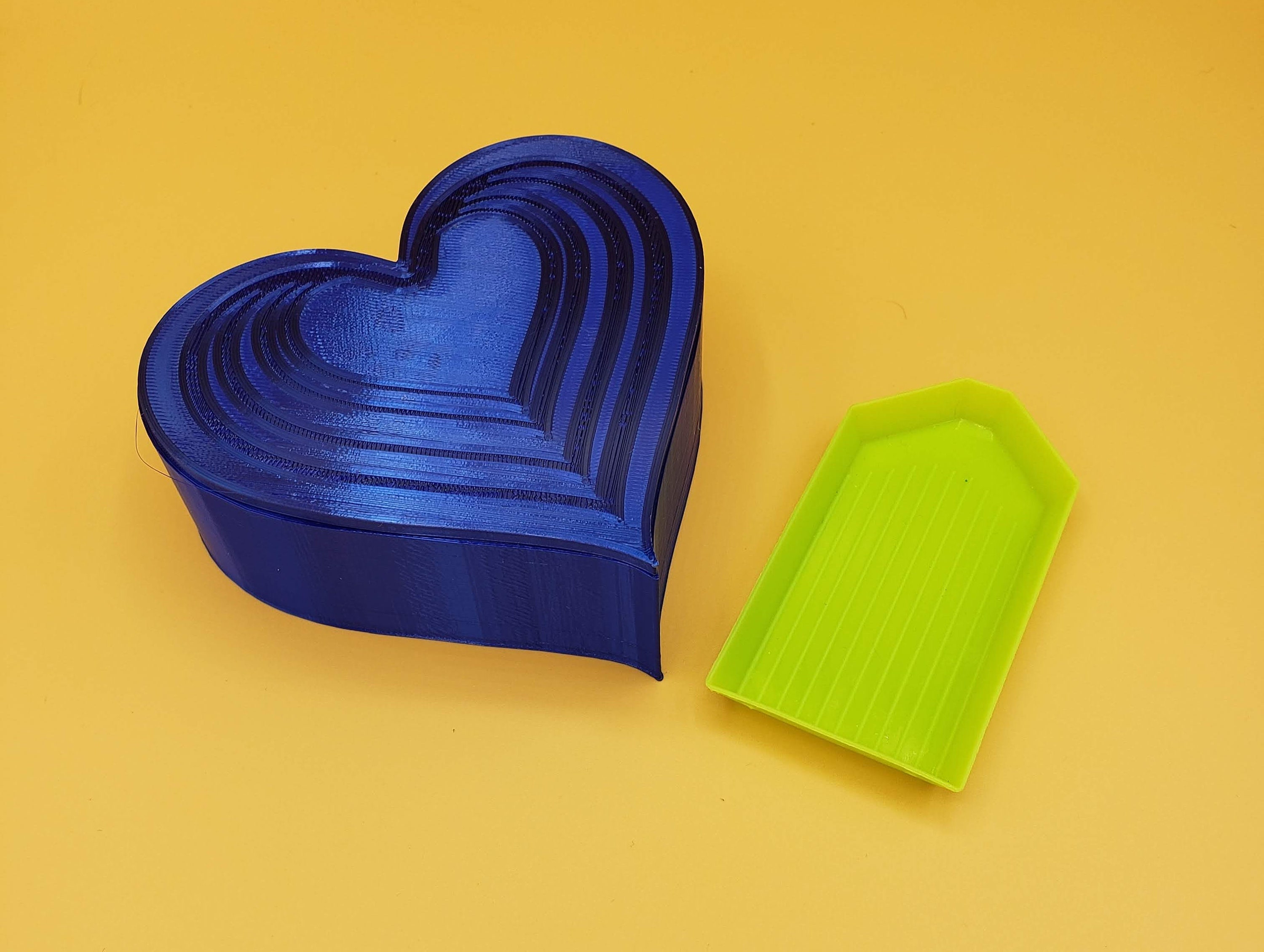 Heart Shaped 3D Printed Box | Etsy