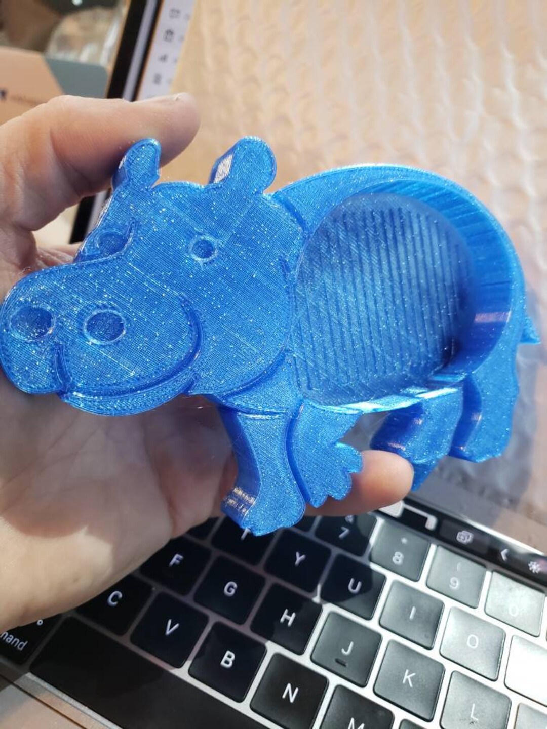 Hippo Shaped Diamond Painting Tray - Etsy