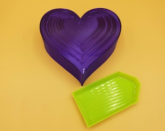 3d Print Heart Shaped Box - Etsy