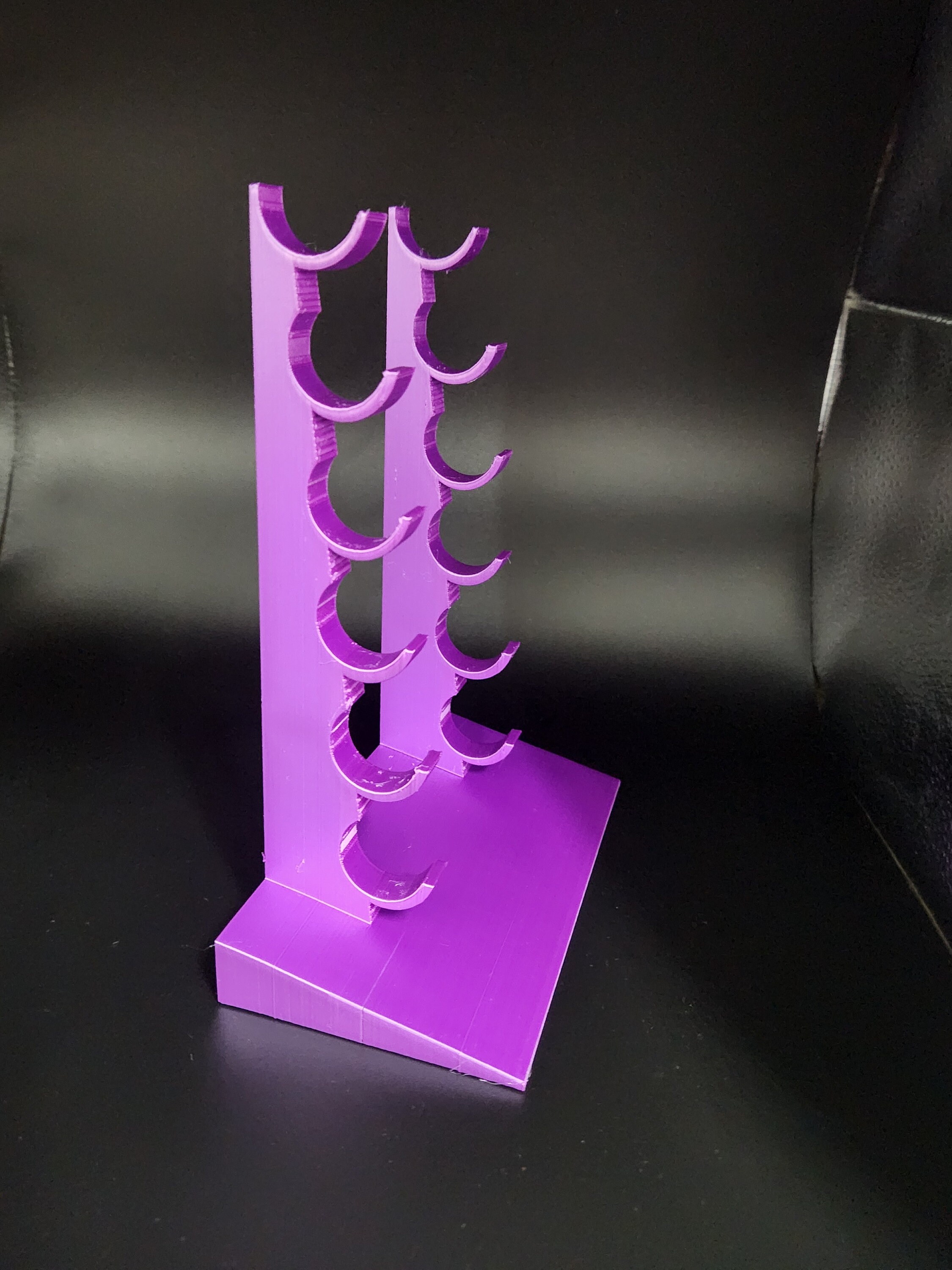 Horizontal Pen Stand/pen Cradle - Holds 6 Large Diameter Pens (25mm ...