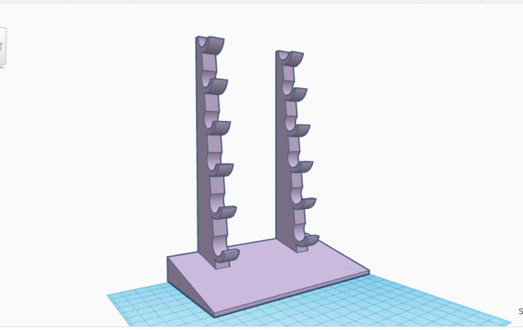 Horizontal Pen Stand/pen Cradle Holds 6 Large Diameter Pens 25mm ...