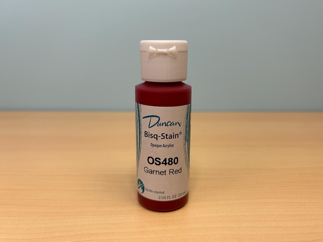 Garnet Red Acrylic Paint by Duncan for Ceramics or Painting - Etsy