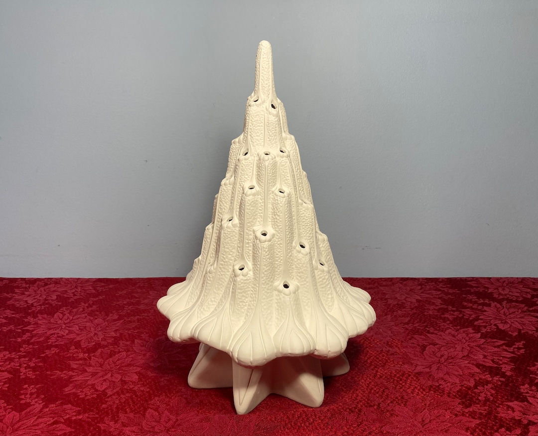 Modern Tree Unpainted Ceramic Bisque - Etsy