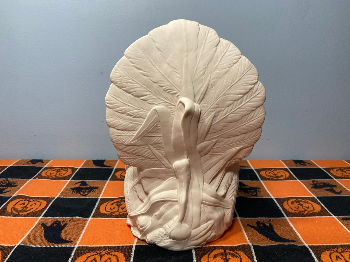 Large Kimple Turkey Unpainted Ceramic Bisque - Etsy