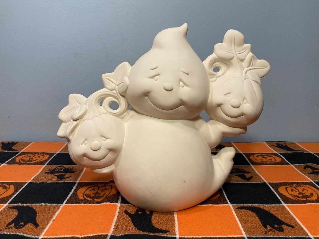 Jack the Ghost Unpainted Ceramic Bisque Ready to Paint - Etsy