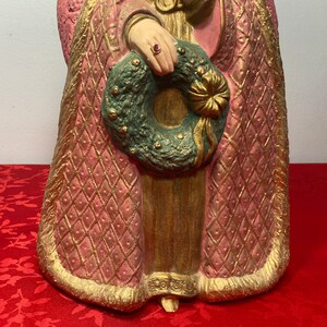 Vintage Santa - Renaissance Santa With Wreath - Etsy