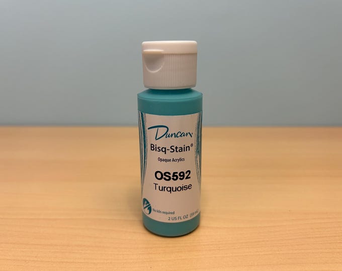 Turquoise Acrylic Paint by Duncan for Ceramics or Painting - Etsy