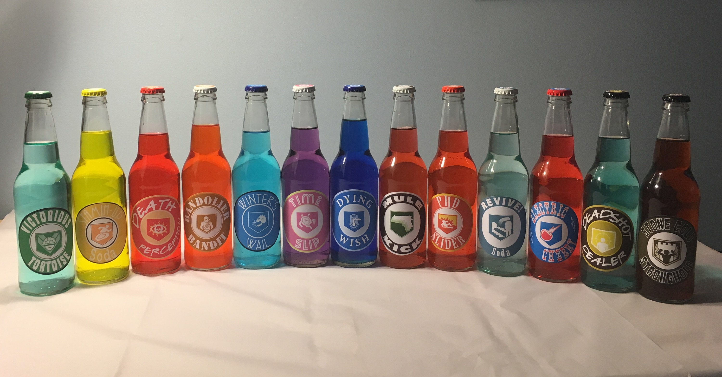 Cod zombies fan art set of 24 perk a colas | Etsy