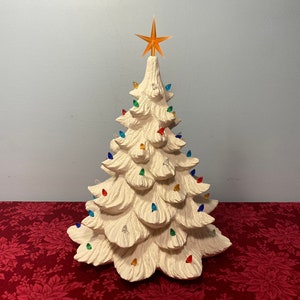 Large Christmas Tree by Nowell Mold's Unpainted Ceramic Bisque Ready to ...
