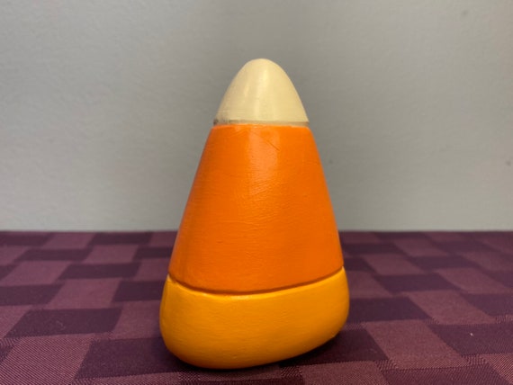 Small Candy Corn Painted Halloween Ceramics - Etsy
