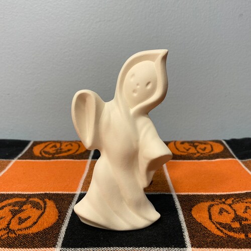 Ceramic Boo Ghost Bisque unfinished - Etsy