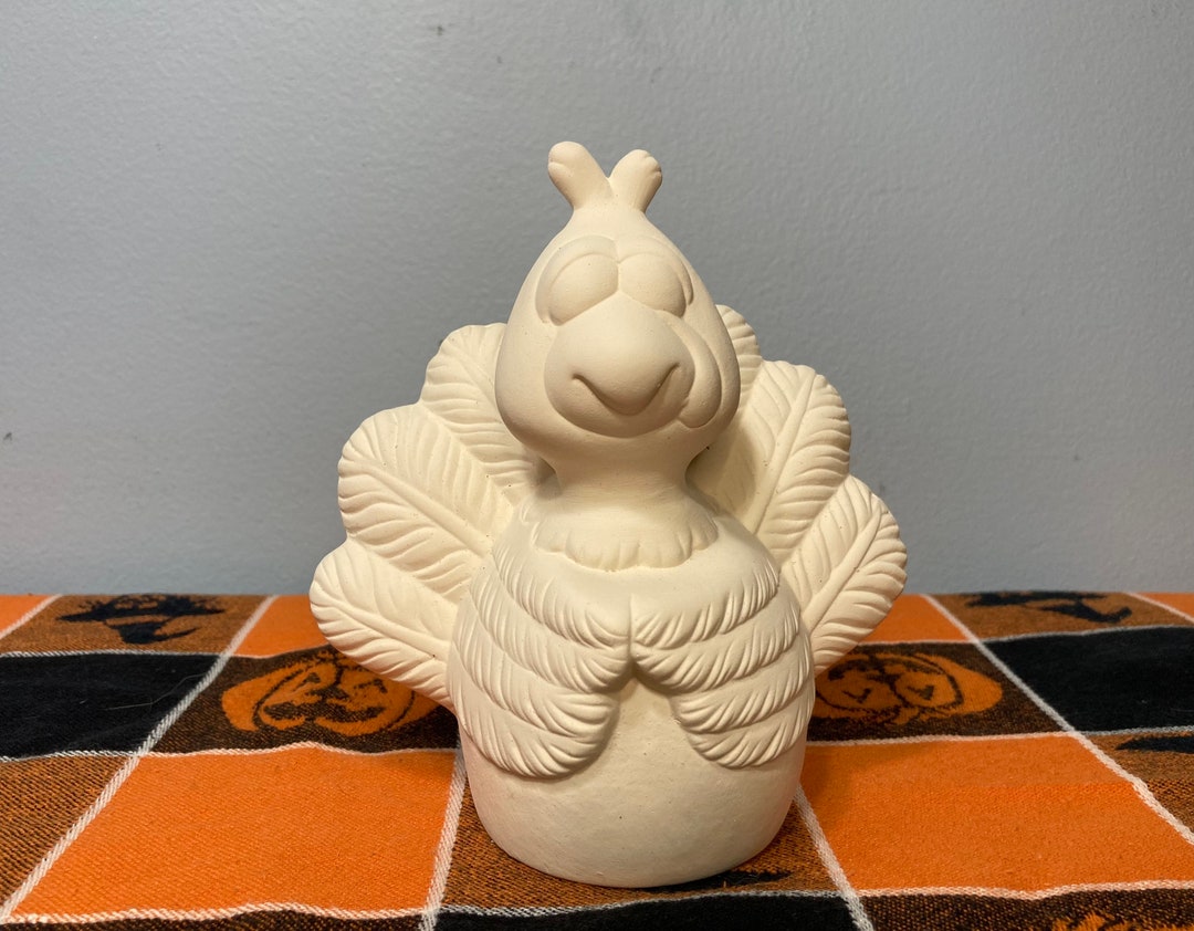 Thomas Turkey Pose 3 Unpainted Ceramic Bisque - Etsy