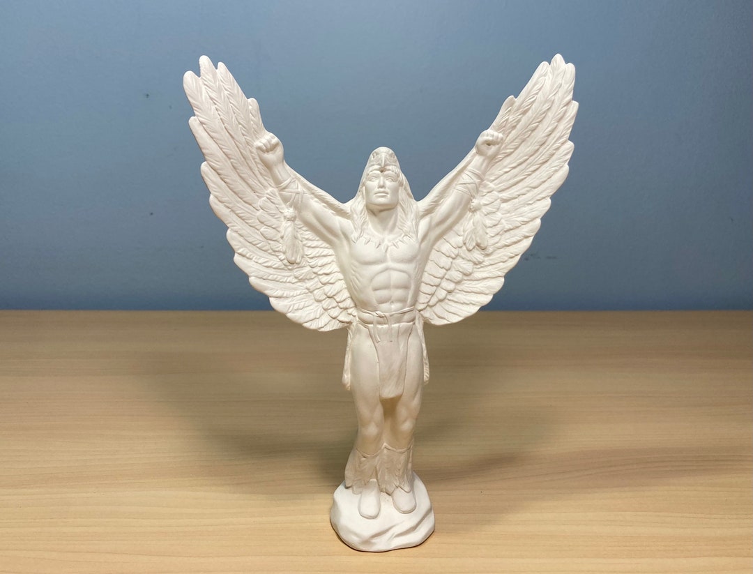 Eagle Wing Native American Indian Unpainted Ceramic Bisque Ready to ...