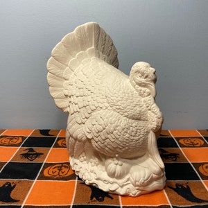 Large Kimple Turkey Unpainted Ceramic Bisque - Etsy