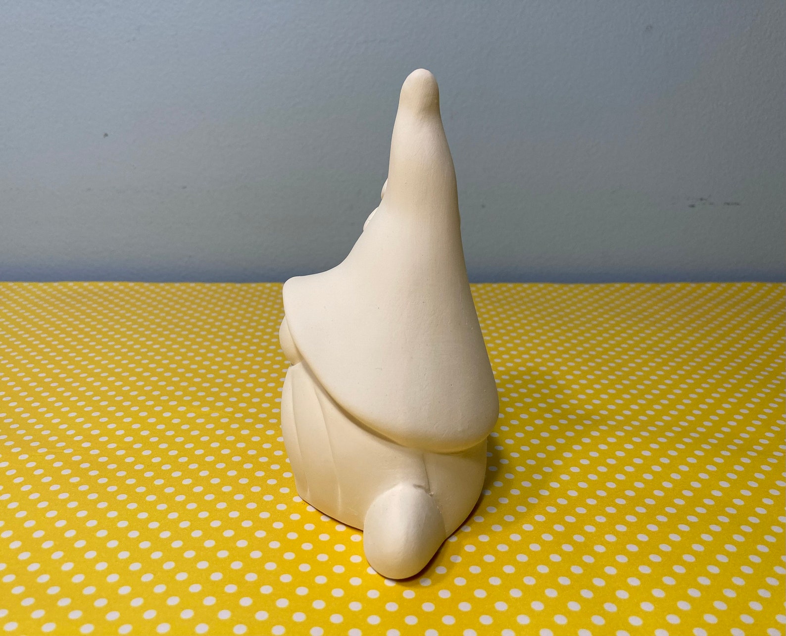 Sven the Sunflower Gnome Unpainted Ceramic Bisque Ready to Paint - Etsy