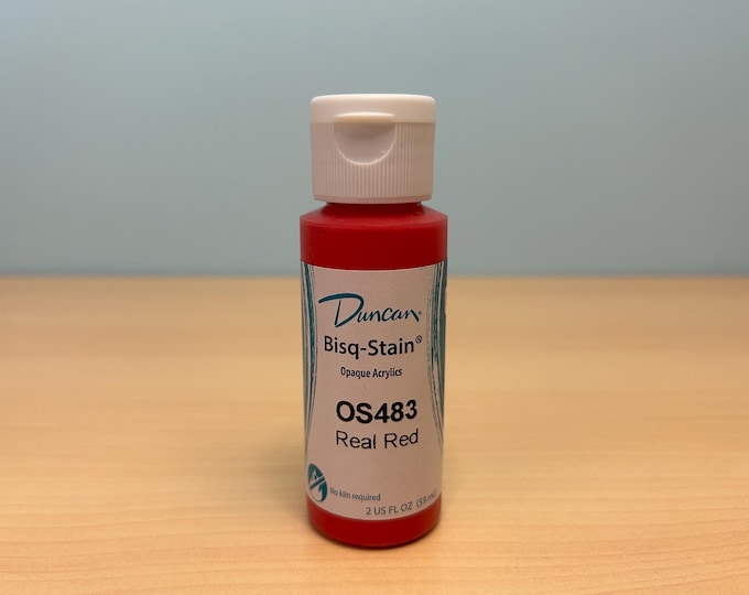 Real Red Acrylic Paint by Duncan for Ceramics or Painting - Etsy