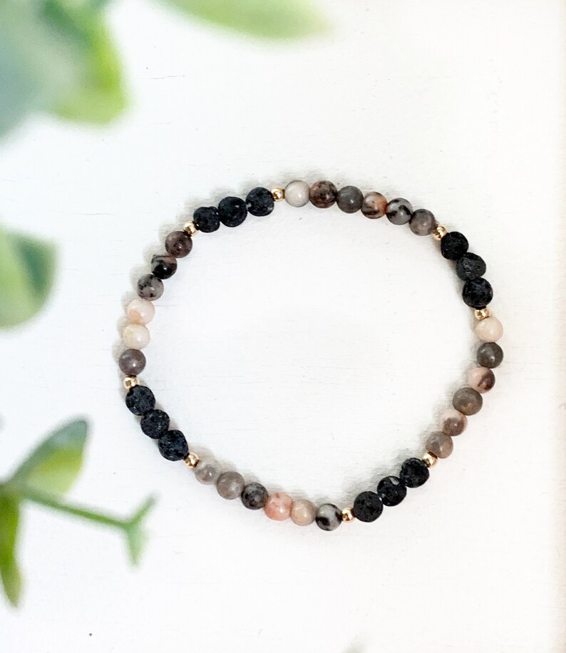 5 Gemstone Bracelets | Lava Stone Bracelet | Beaded Bracelets | Beaded ...