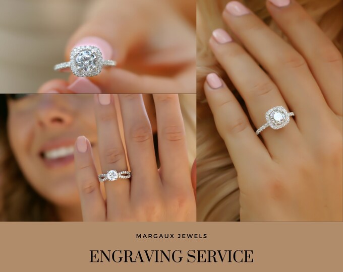 Laser Engraving Service for Jewelry Monograms, Initials, Names, Dates ...