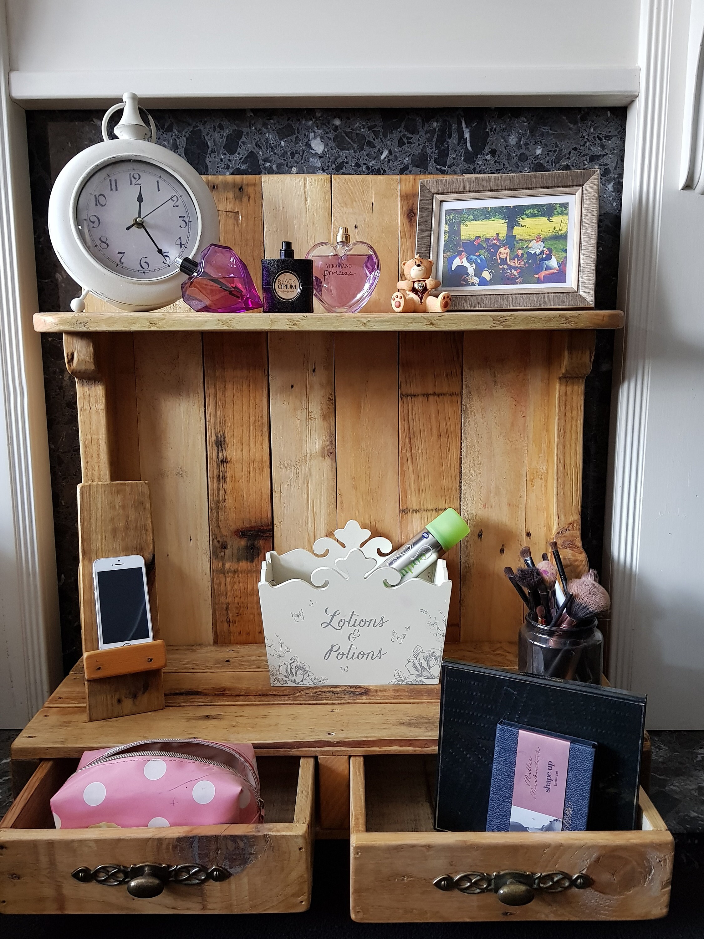 Beautiful and Unique Floating Pallet Wood Shelf Unit - Etsy