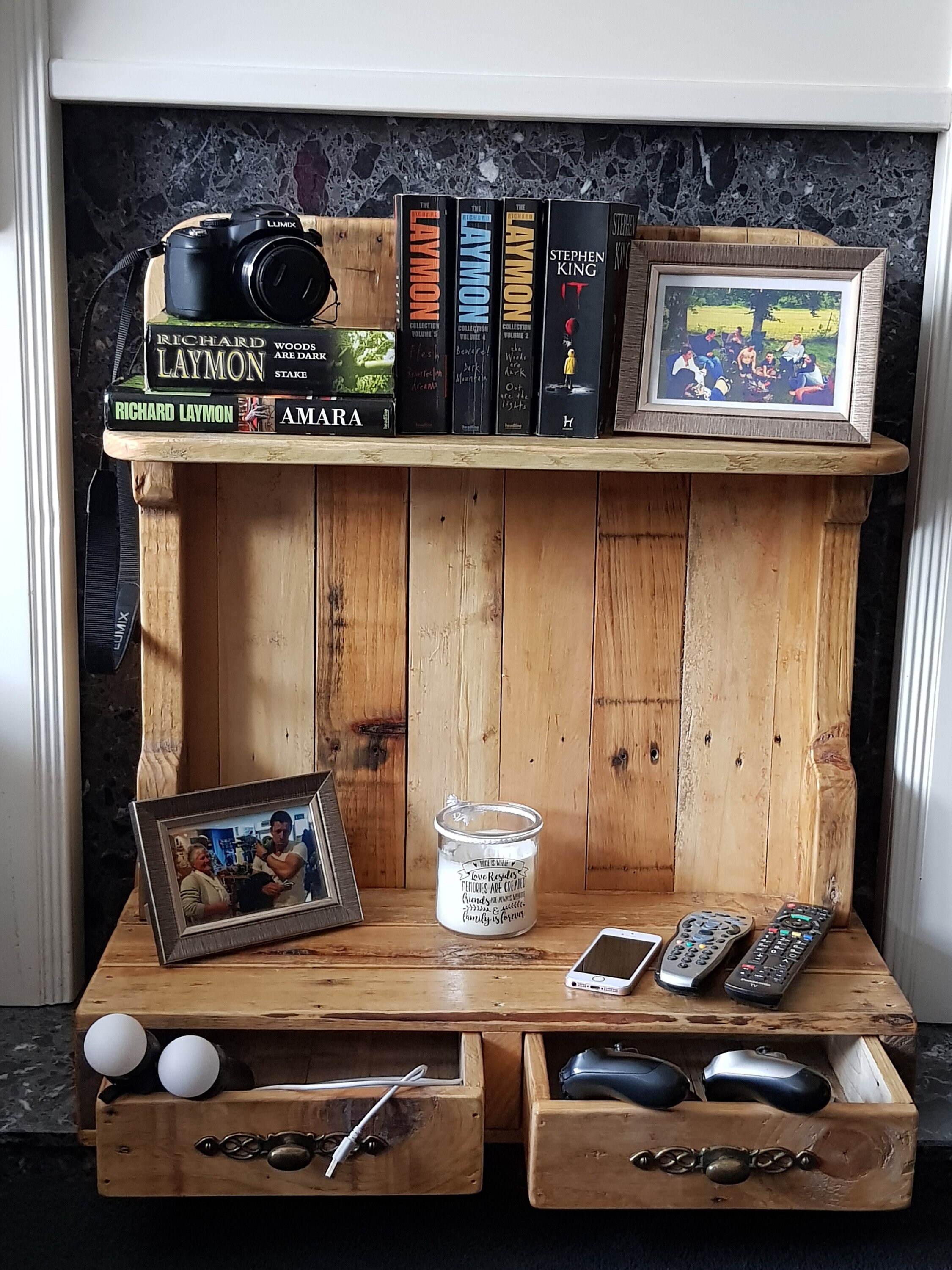 Beautiful and Unique Floating Pallet Wood Shelf Unit - Etsy