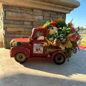 Rustic Truck. Farm Truck. Autumn Decor. Fall. Fall Decor. Personalized ...