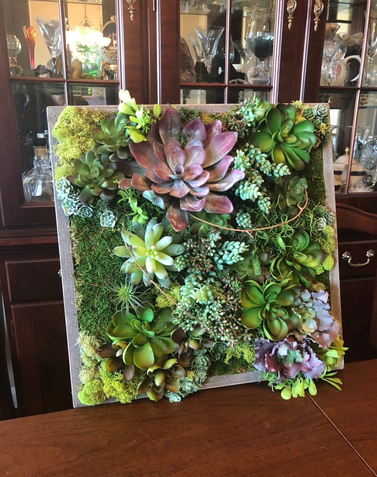 Succulent Arrangement. Floral Arrangement. Succulent Wall | Etsy