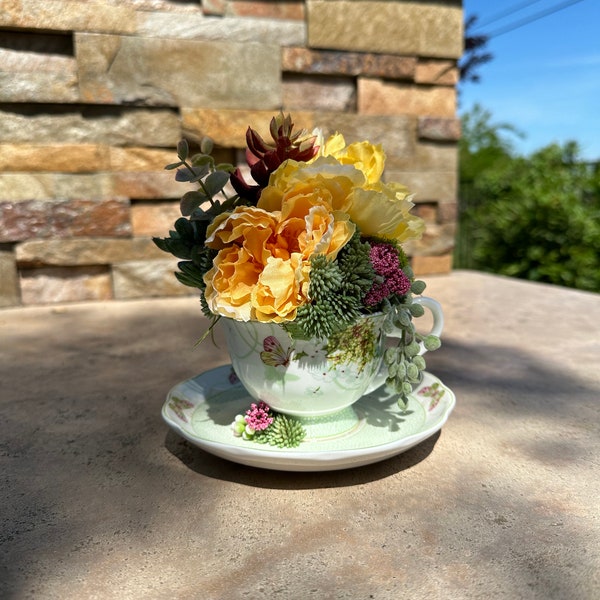 Teacup Centerpiece - Etsy