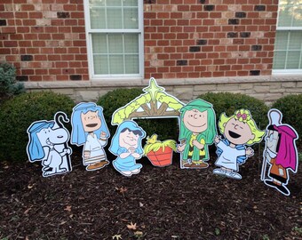 Yard Nativity Set 15 Pieces Christmas Yard Art Christmas PC003 - Etsy