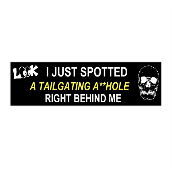 Tailgating Bumper Sticker - Etsy