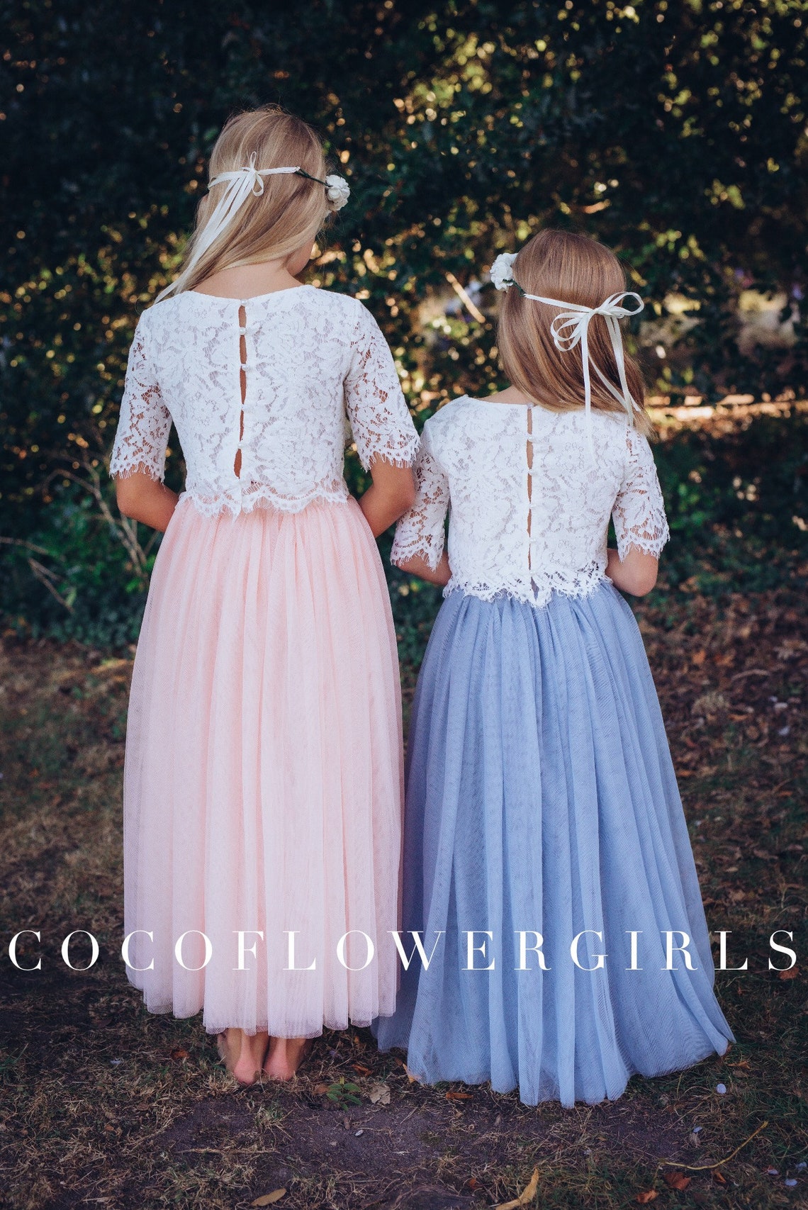 Beautiful Lace Crop Top and Long Layered Princess Tulle Skirt | Etsy