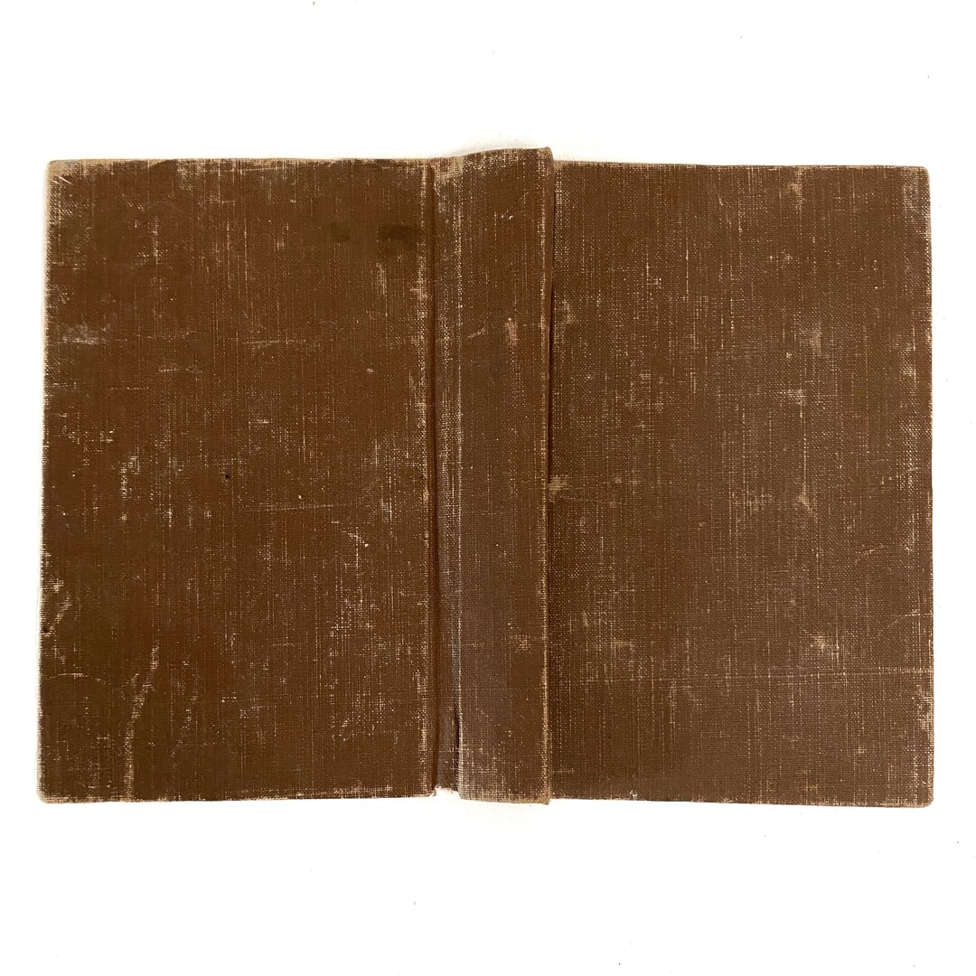 Vintage Antique 1865 Brown Book Cover for Junk Journal Crafts, Book ...