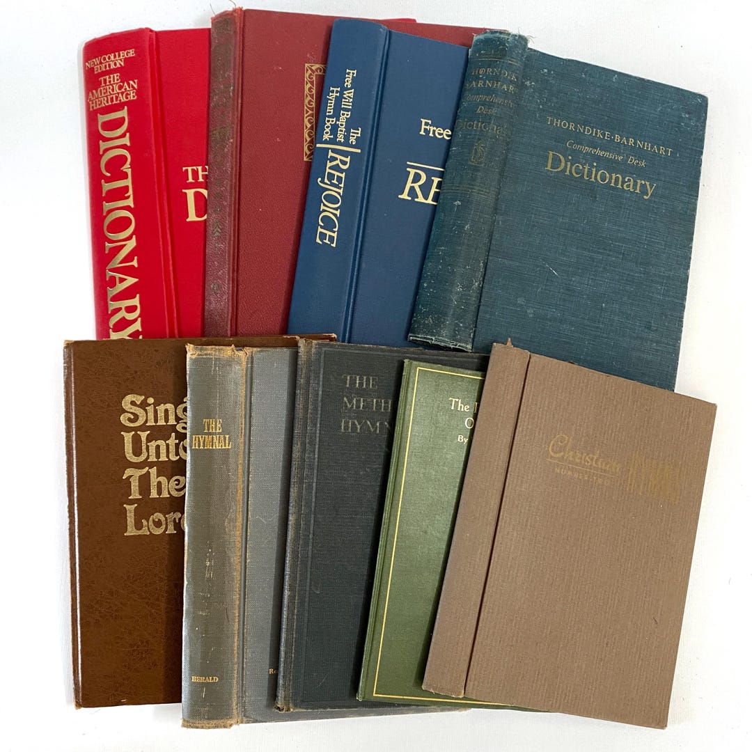 Vintage Empty Book Covers YOUR CHOICE for Junk Journal Crafts Book ...