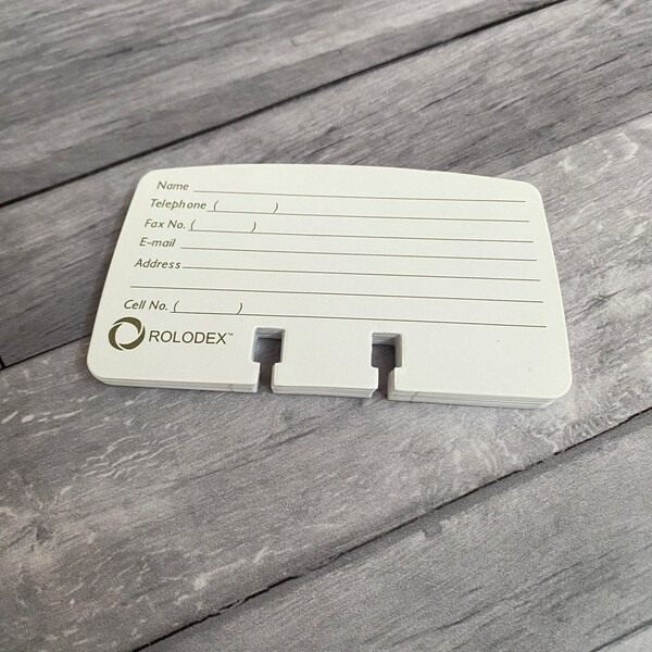 Rolodex Cards Craft - Etsy