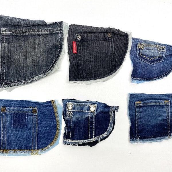 Denim Pockets - Etsy