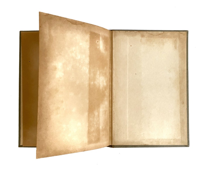 Vintage 1950s Aged Distressed Book Cover for Junk Journal Crafts Mid ...