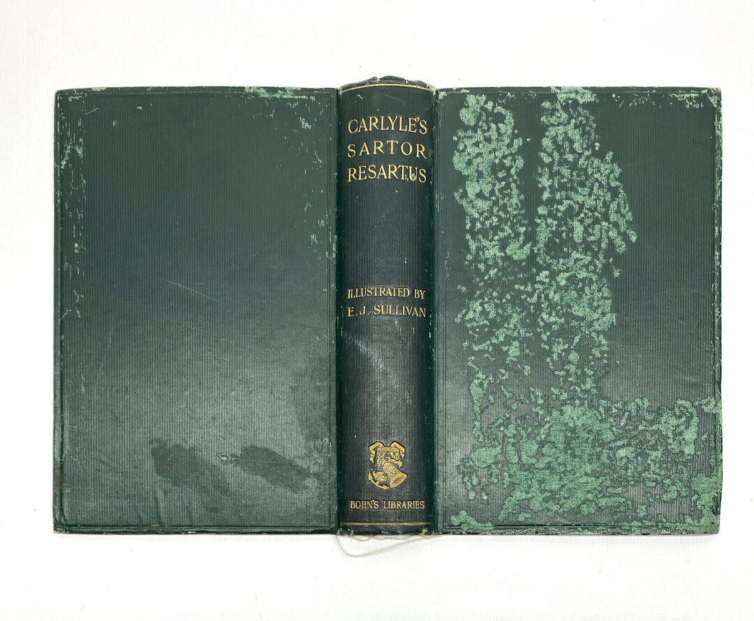 Vintage 1900s Antique Book Cover for Junk Journal Crafts, Book Binding ...