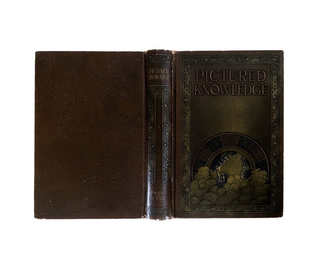 Vintage Embossed 1920s Book Cover for Crafts Book Binding for - Etsy