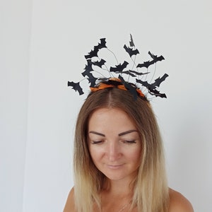 Bat Headband, Halloween Black Bat Headband, Halloween Crown for Girl ...
