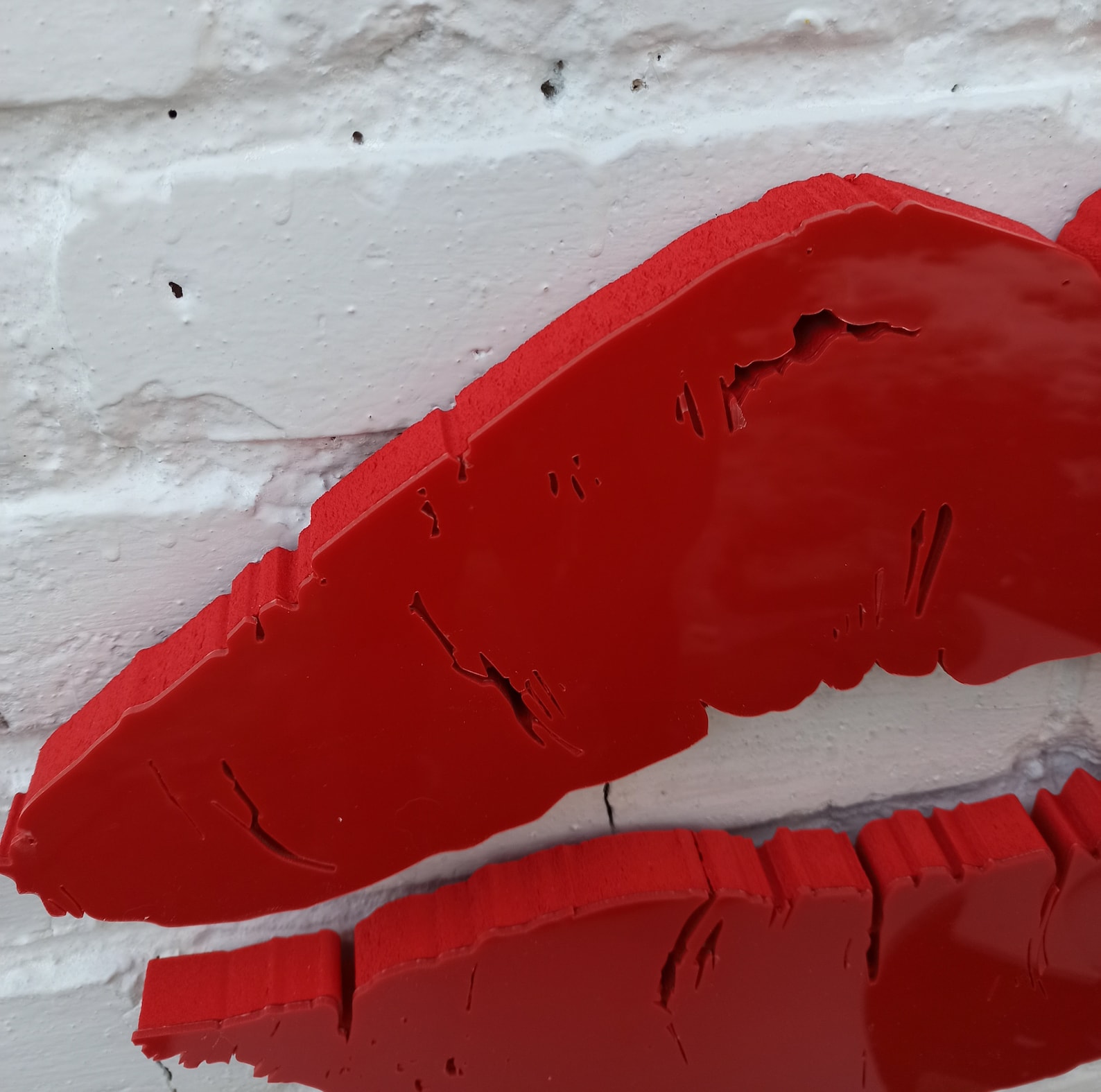 Red Lips Wall Art Wall Hanging Lip Wall Decor Beauty Studio | Etsy