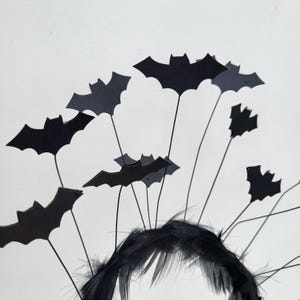 Bat Headband, Halloween Black Bat Headband, Halloween Crown for Girl ...