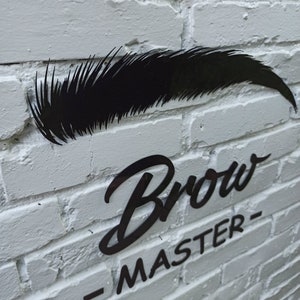 Eyebrow Wall Decor, Brows Decor, Eyebrow Art, Eyebrows Wall Art, Brow ...