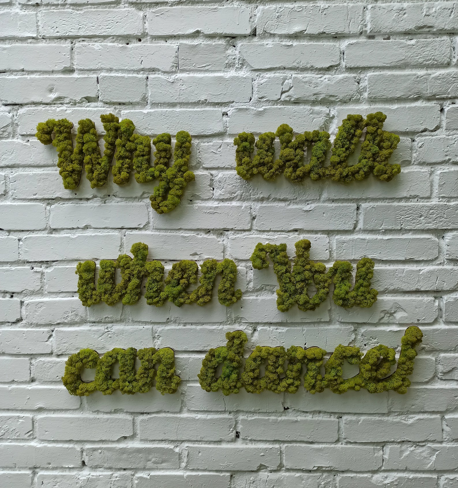 Echtes Moos Logo Sign Custom Logo Moss Letters Business Logo | Etsy