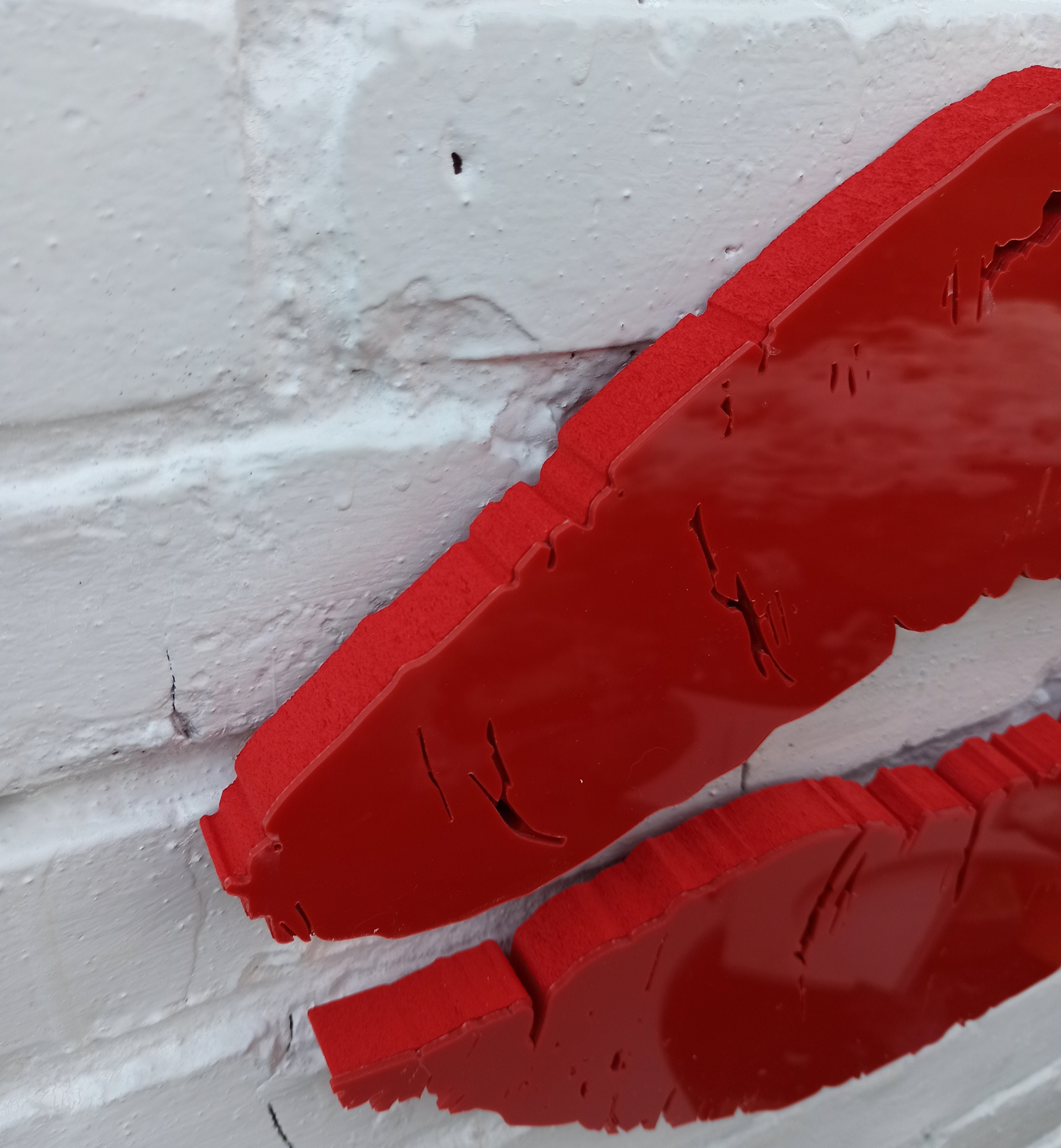 Red Lips Wall Art Wall Hanging Lip Wall Decor Beauty Studio | Etsy