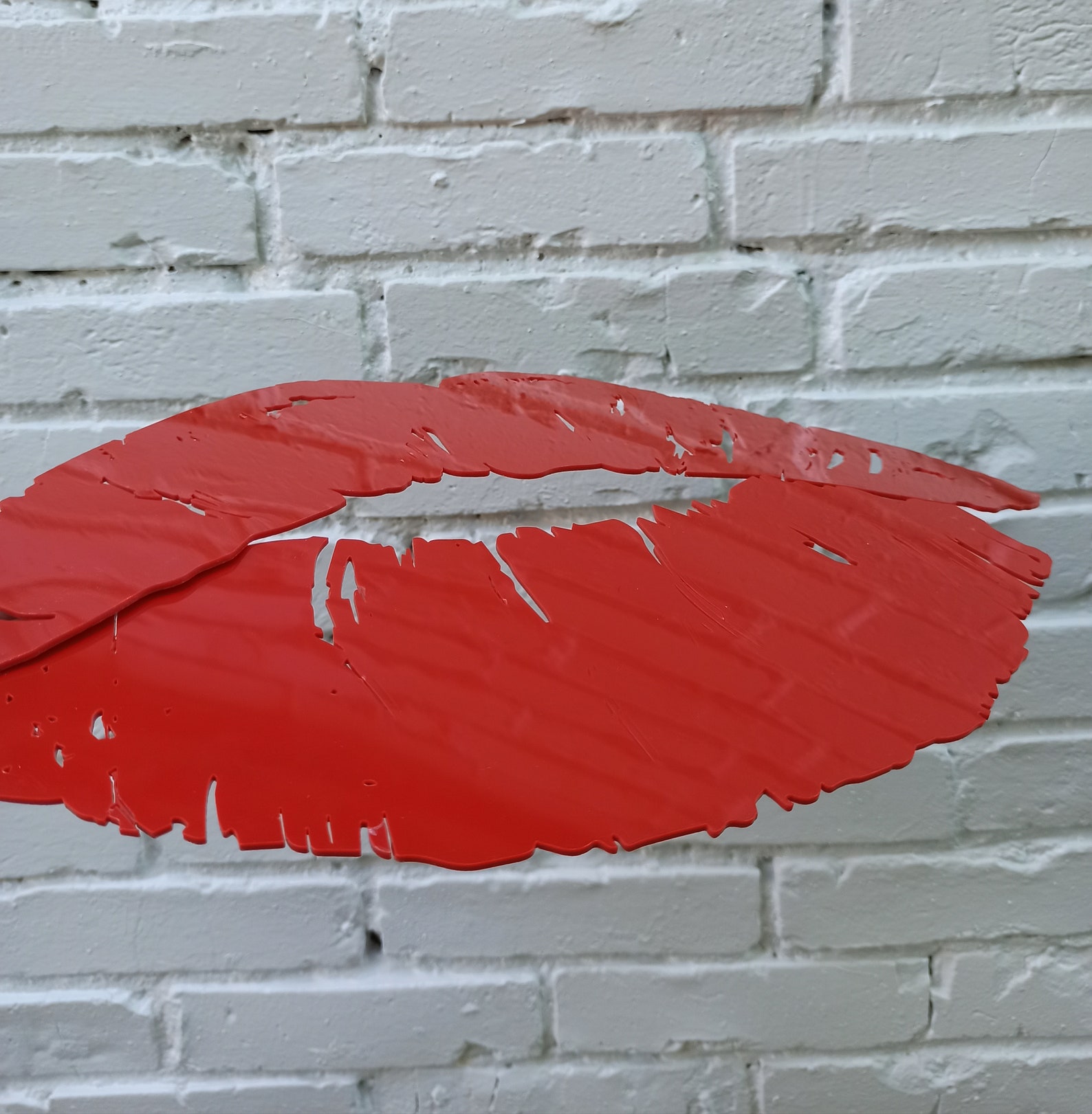 Lips Wall Art Lips Wall Hanging Wall Lips Beauty salon | Etsy