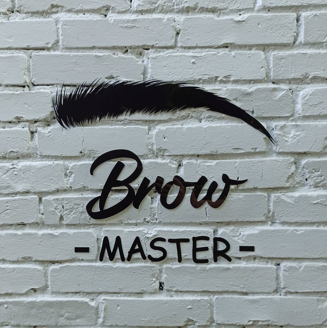 Eyebrow Wall Decor, Brows Decor, Eyebrow Art, Eyebrows Wall Art, Brow ...