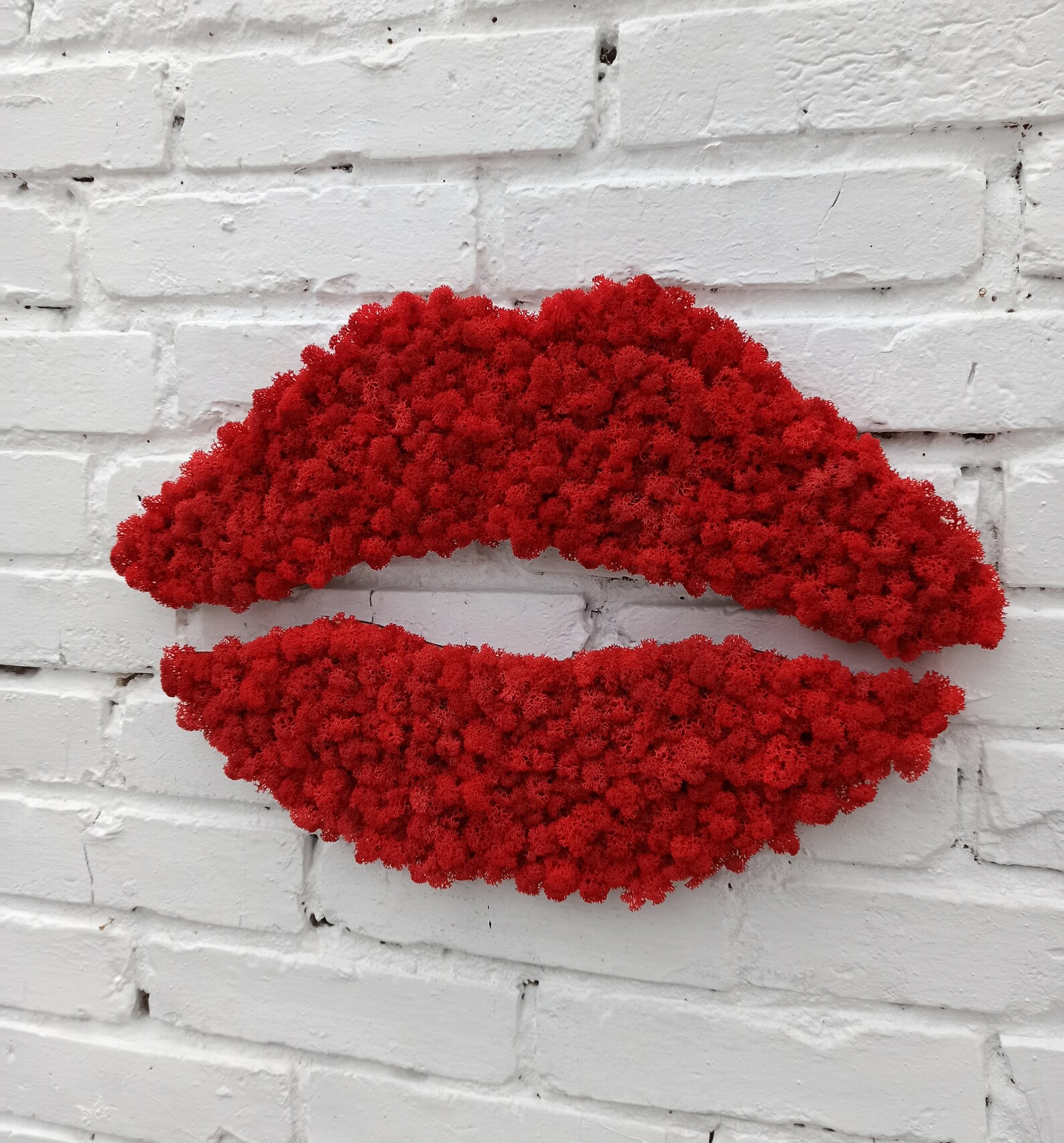 Beauty Salon decor Wall hanging Lip wall decor Red Lips Wall | Etsy