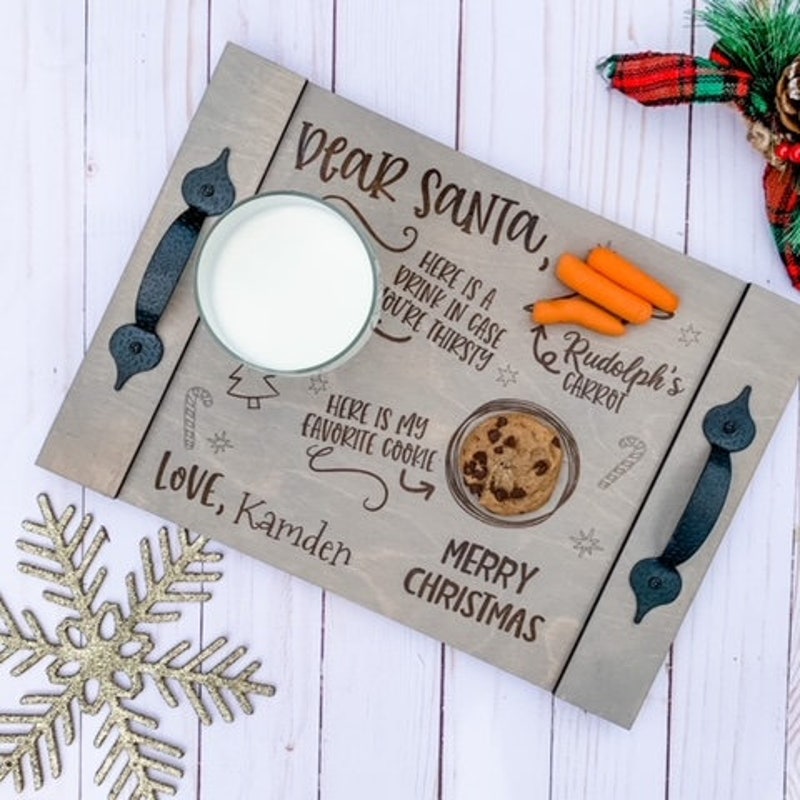 Santa Tray - Etsy