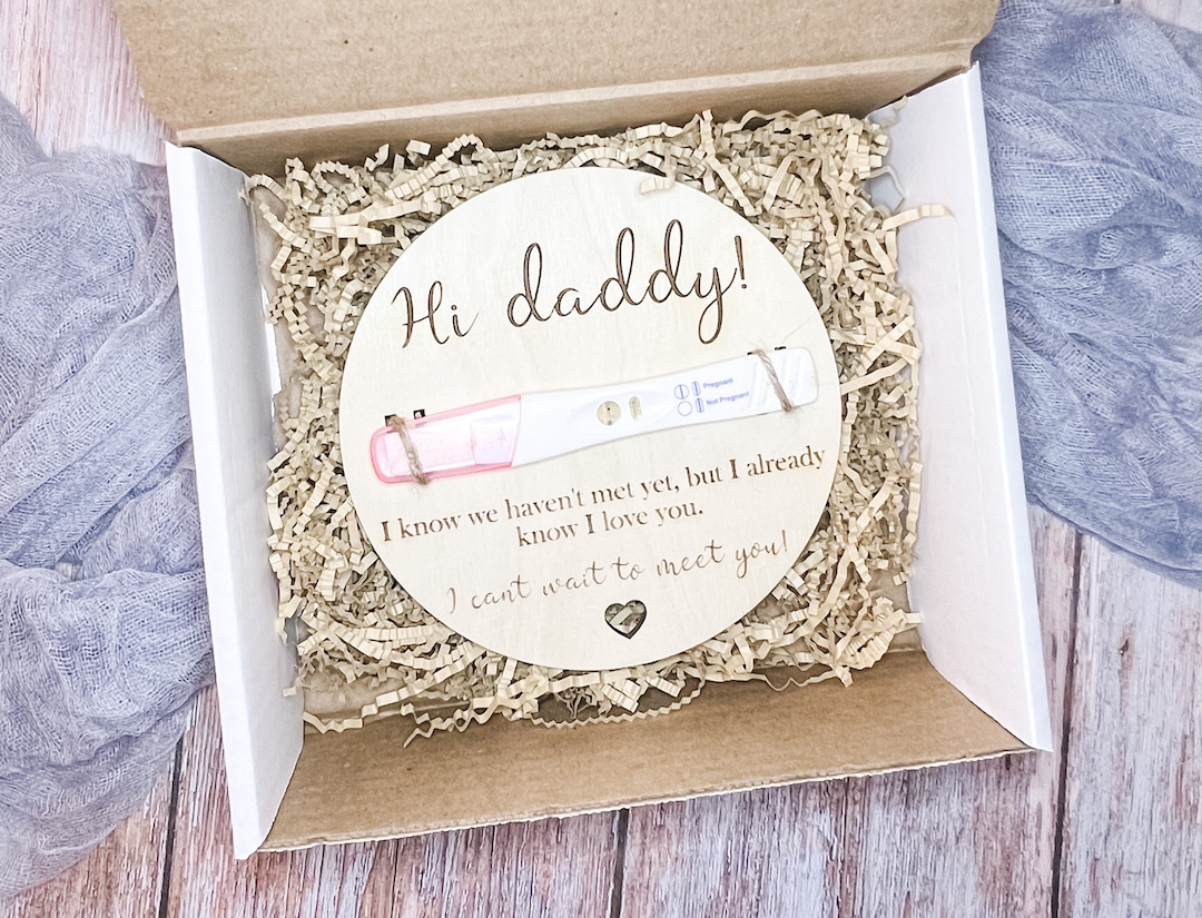 Pregnancy Announcement To Daddy Etsy