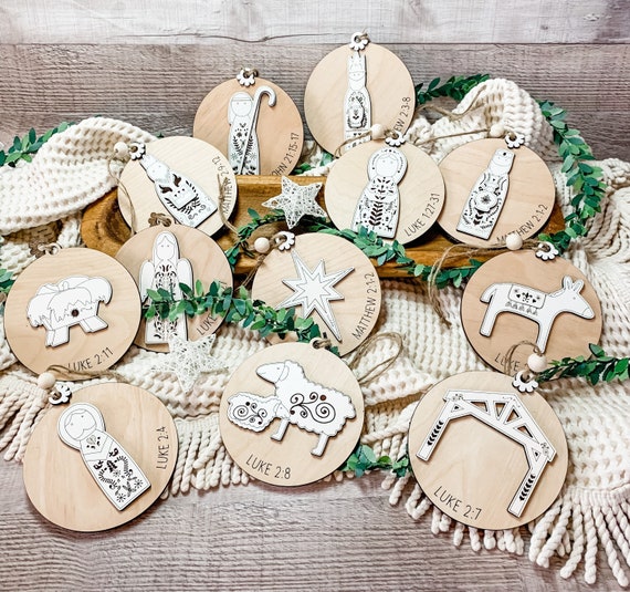 12 Days of Christmas Nativity Countdown Story of Jesus - Etsy