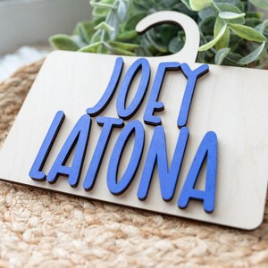 Personalized Wooden Car Rider Sign | Back to School Name Tag - Etsy
